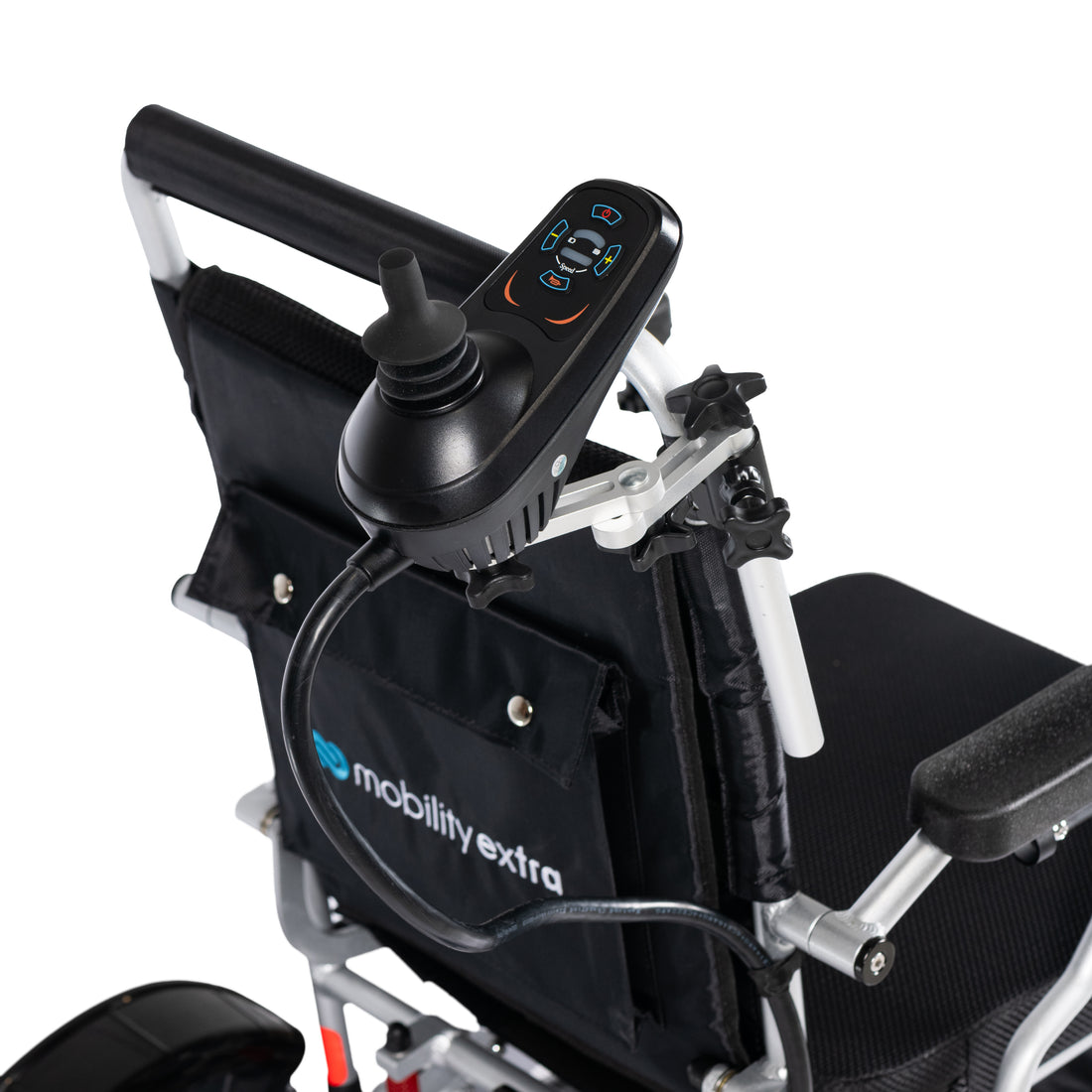 Attendant Rear Control Bracket – For MX Wheelchairs – Mobility Extra