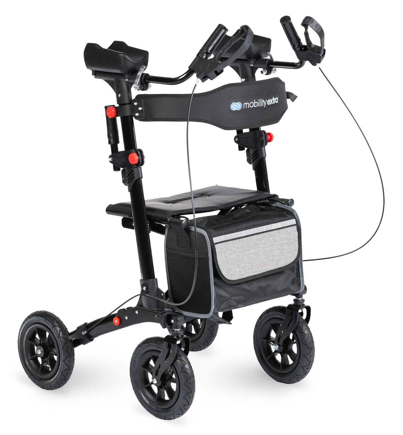 R-2 Upright Rollator with Forearm Support & Seat – 21 Stone | Mobility ...